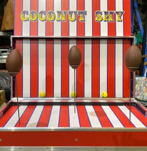 Coconut shy Carnival Games hire Northwest