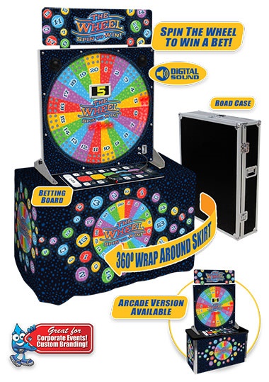 Digital Spin The Wheel Game Hire- Spin the wheel