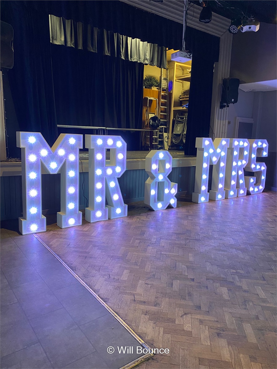 LED Letters A to Z to Hire | Light Up Letter Hire