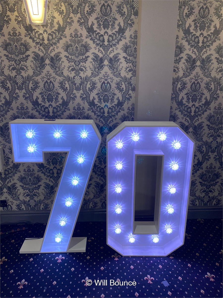 LED Letters A to Z to Hire | Light Up Letter Hire