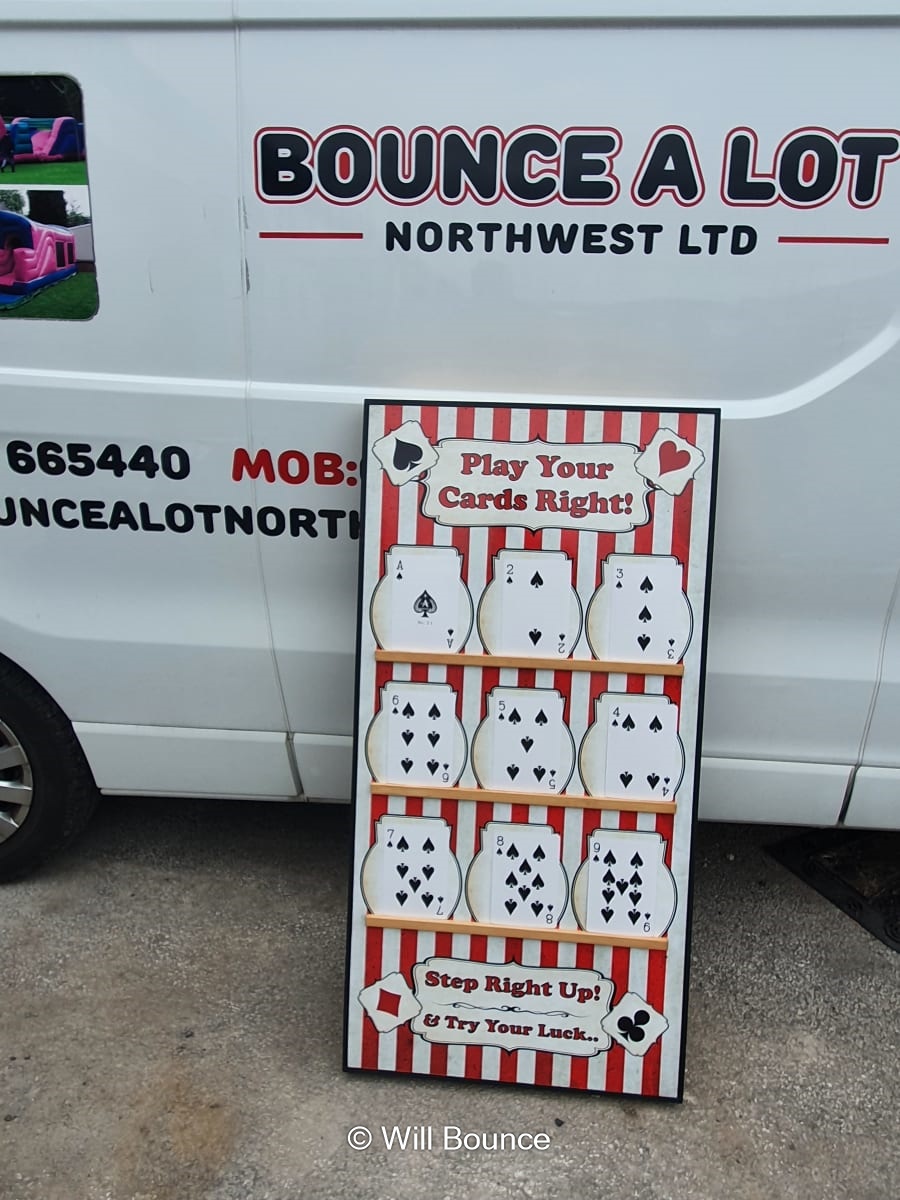 Play Your Cards - Bouncy Castle Hire in Lancashire | Will Bounce