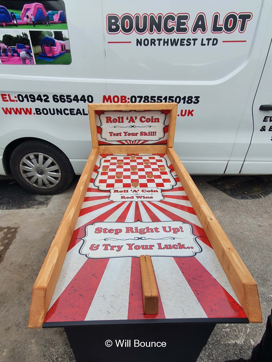 Roll A Coin - Bouncy Castle Hire in Lancashire | Will Bounce